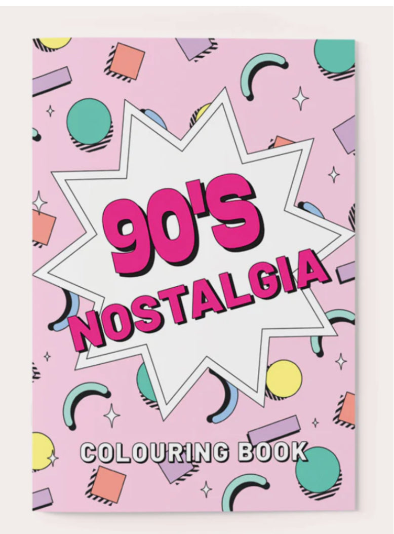 90’s Nostalgia Coloring Book – Selby's Bunker Coffee & Gifts