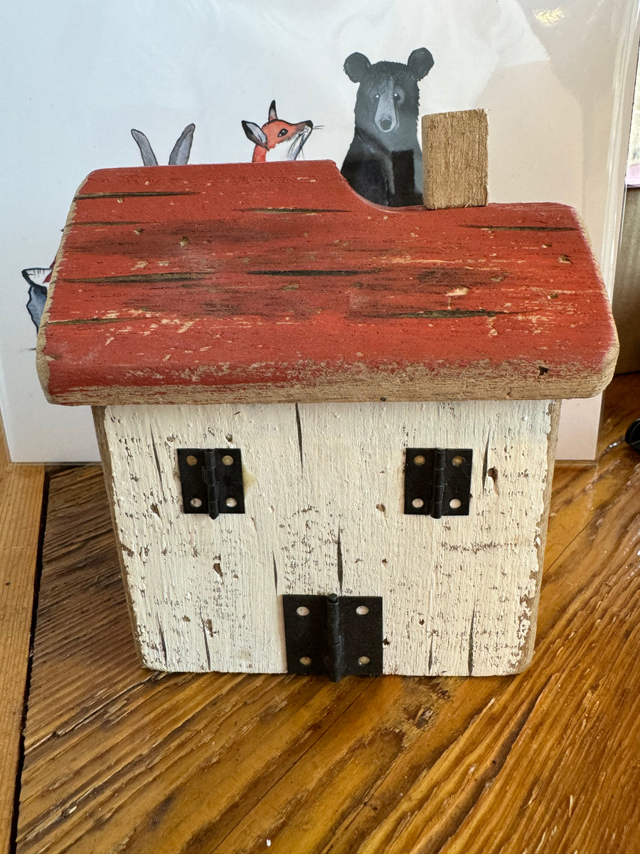 Wooden House Red & White – Selby's Bunker Coffee & Gifts