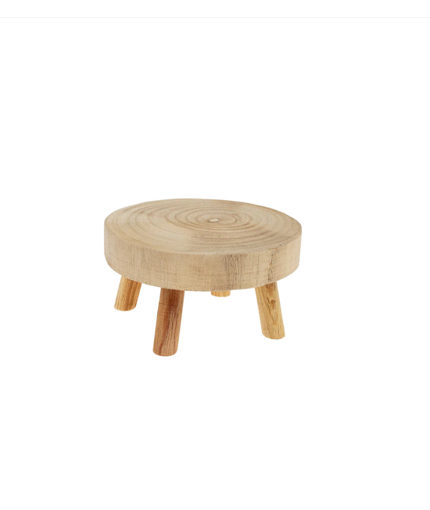 Round Wooden Stool Large – Selby's Bunker Coffee & Gifts
