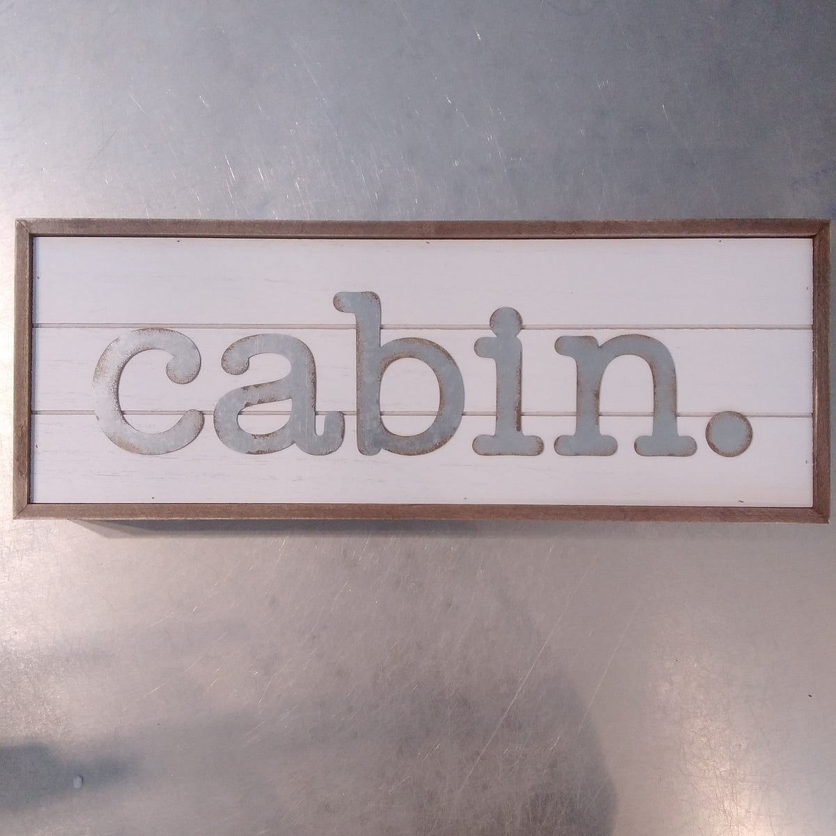 Wooden Cabin Sign – Selby's Bunker Coffee & Gifts